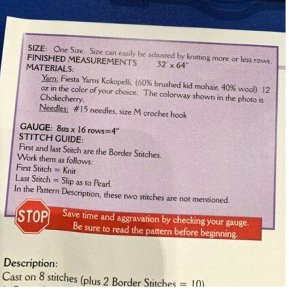 Fiesta | Art | New Fiesta Yarns Kokopelli Tango Lacy Fringed Shawl Wrap ...